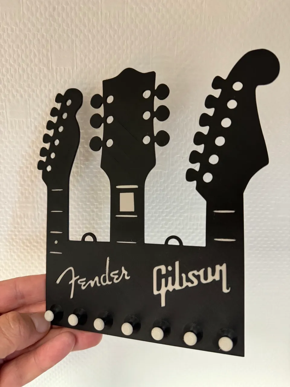 Wall keys holder guitar Fender Gibson by G3dFactory - MakerWorld