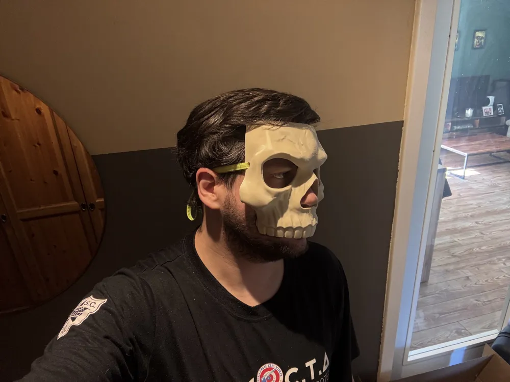 Creepy Skull Mask - Halloween by Salewski3D MakerWorld: Download Free 3D Models