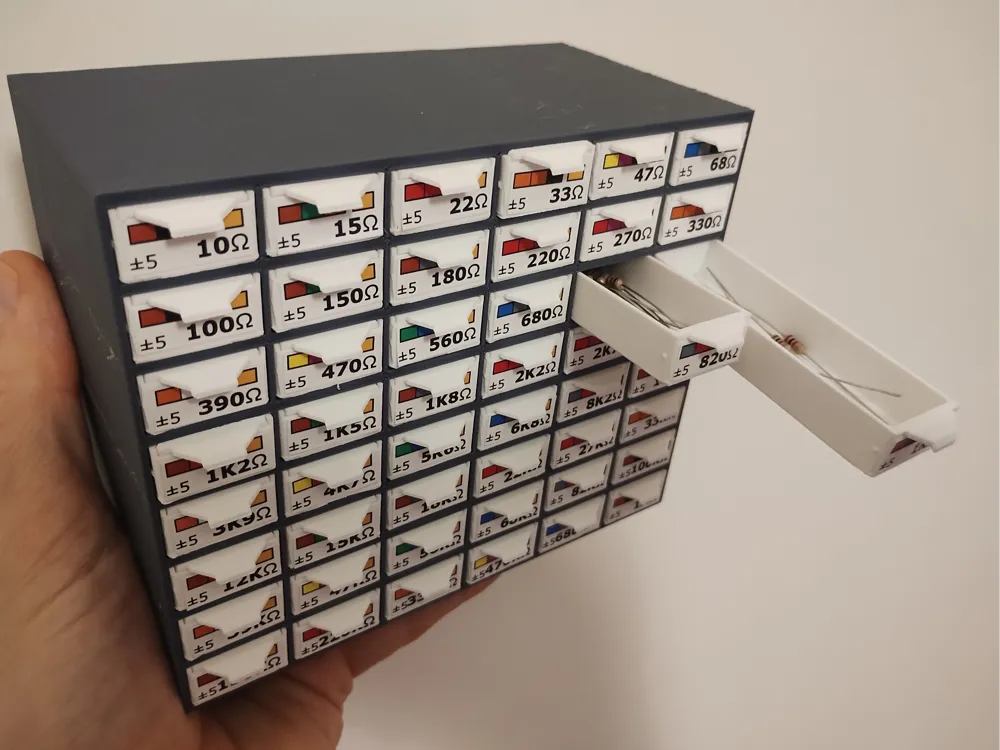 Mini Drawers Cabinet - Free 3D Print Model - MakerWorld