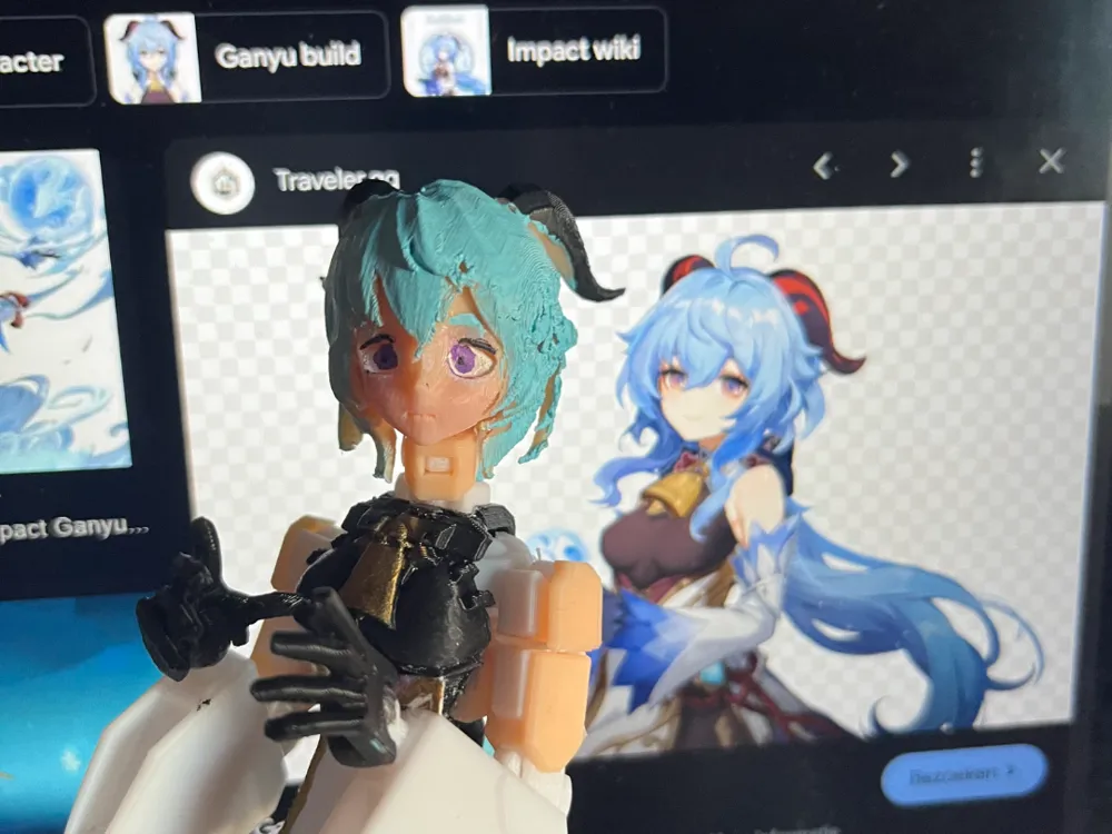 dummy 13 ganyu - Free 3D Print Model - MakerWorld