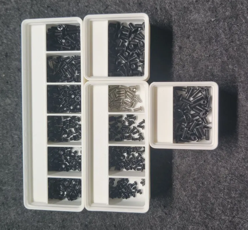 Small screws gridfinity set - Free 3D Print Model - MakerWorld