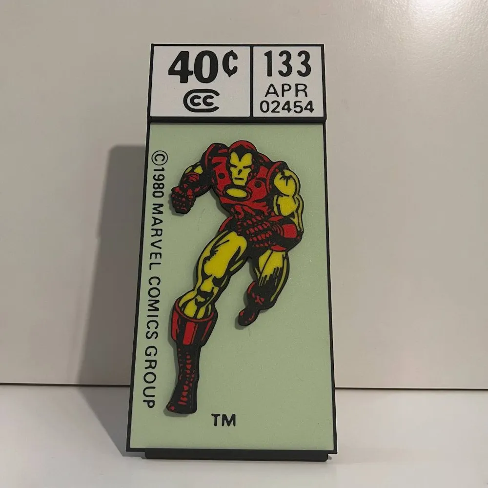 Iron Man Retro Corner Box – Marvel Classic by Frikeando 3D MakerWorld ...