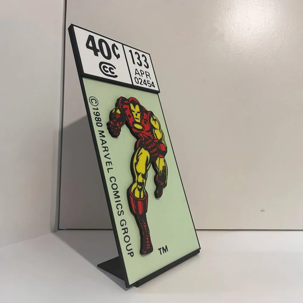 Iron Man Retro Corner Box – Marvel Classic by Frikeando 3D MakerWorld ...