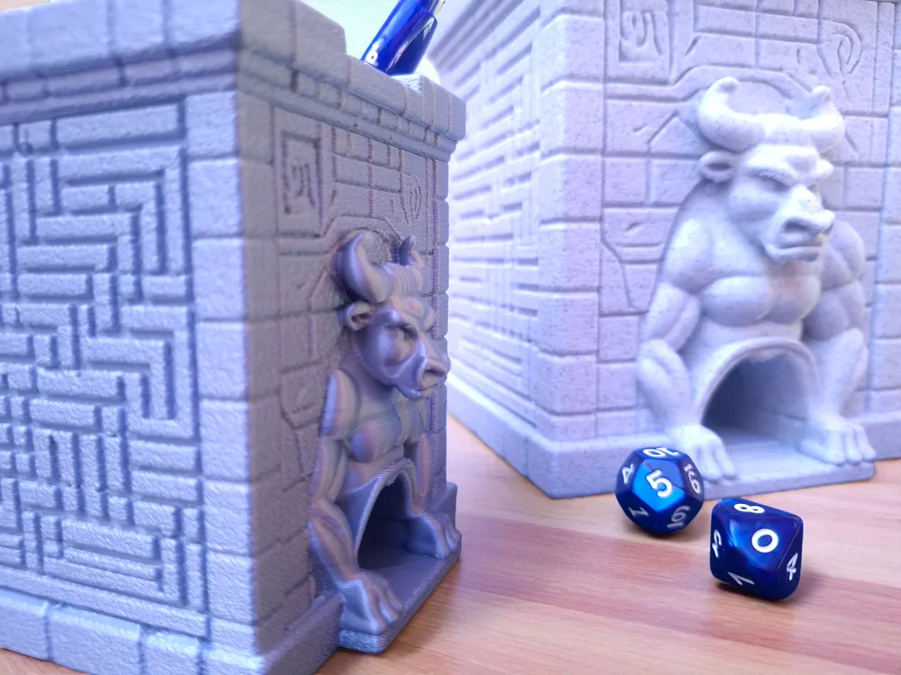 Dice Tower “Minotaur's Labyrinth” by BMaker MakerWorld: Download Free ...