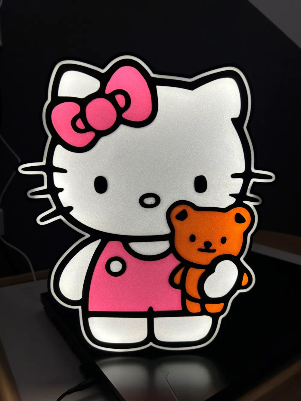 Hello Kitty LED ligh box by Buuubiks - MakerWorld