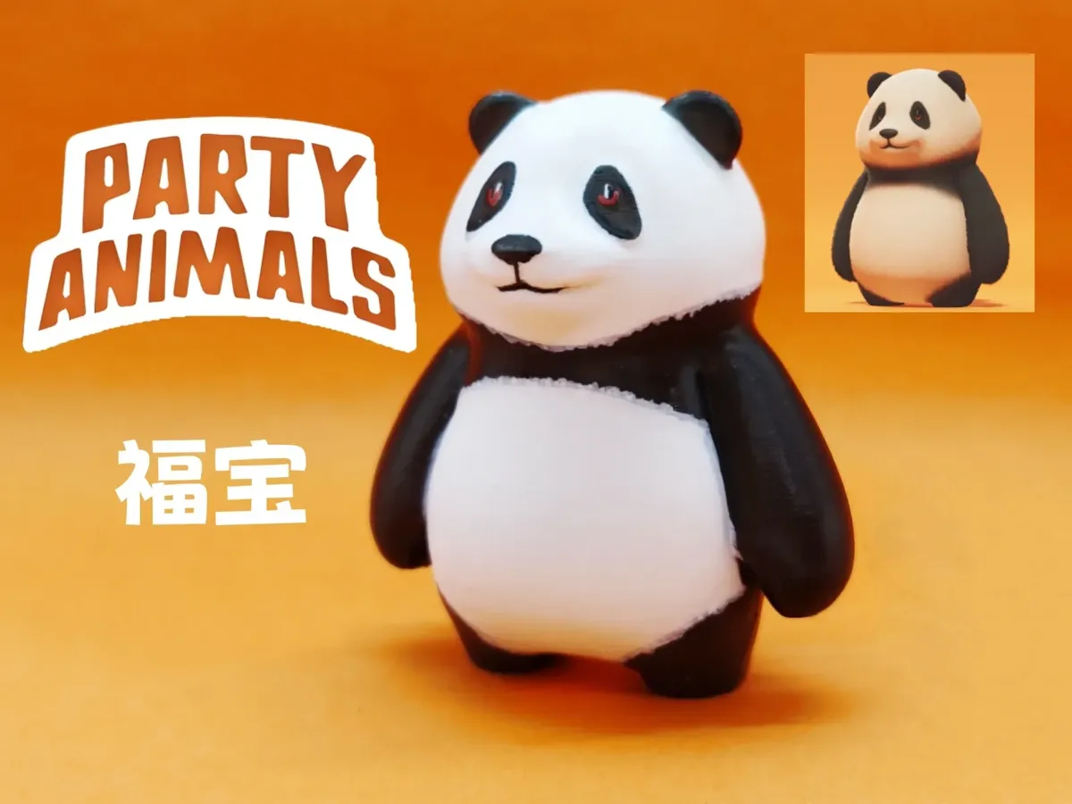 Beast Party 21-Panda Fubao (Includes Decompression and Coloring Video ...