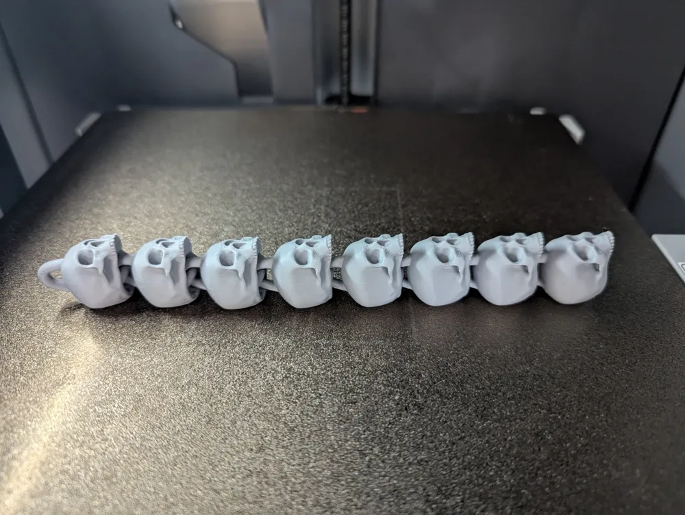 Articulating Skull Chain - Free 3D Print Model - MakerWorld