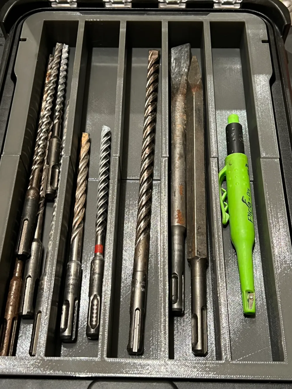 Milwaukee Packout SDS-PLUS drill insert by Alex Ødis - MakerWorld