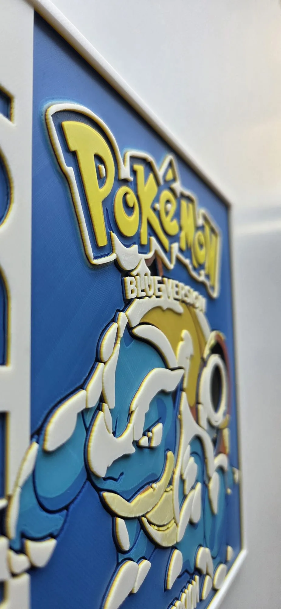 Blastoise Pokémon Blue Version 3D Artwork - Free 3D Print Model ...