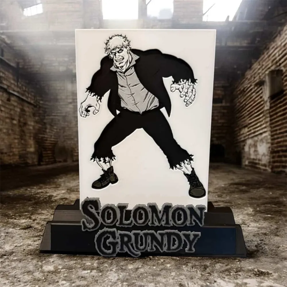 Solomon Grundy Comic Book Kickstand - Free 3D Print Model - MakerWorld
