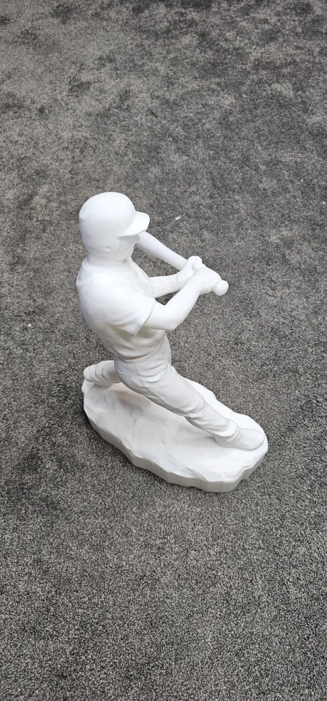 Baseball Player Statue - Free 3D Print Model - MakerWorld