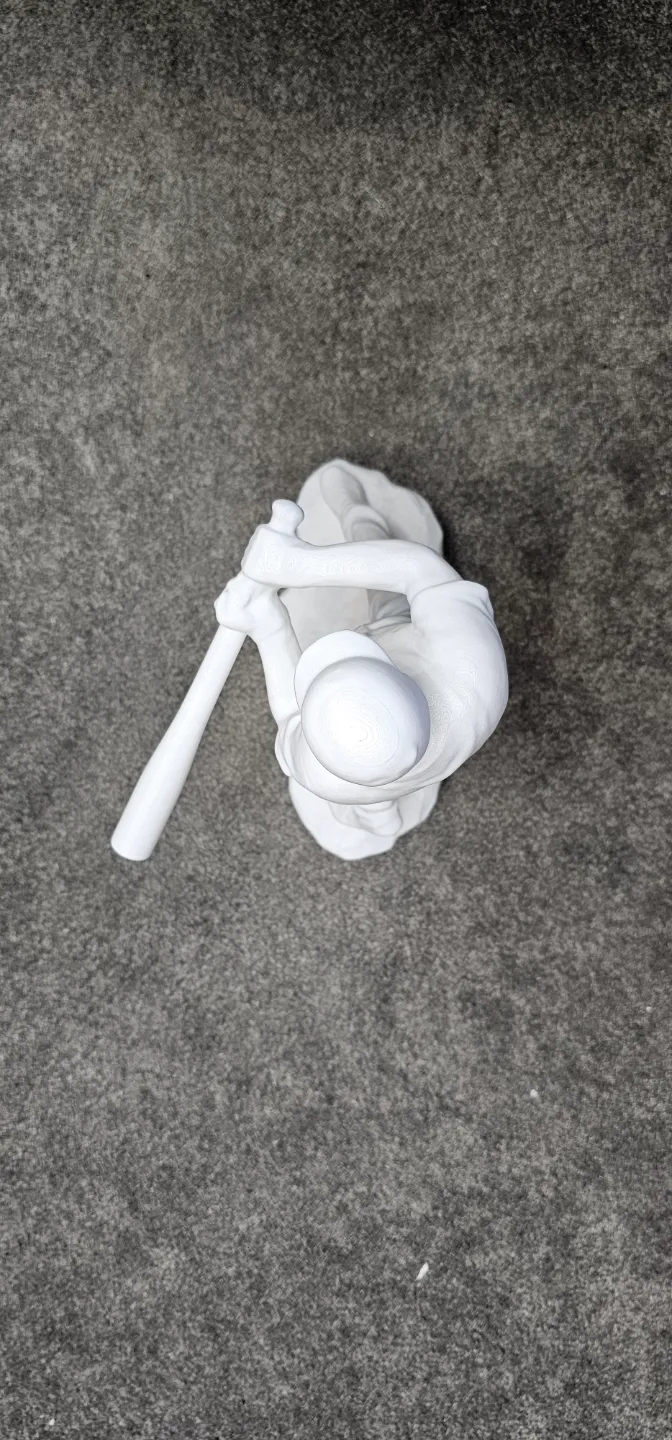 Baseball Player Statue - Free 3D Print Model - MakerWorld