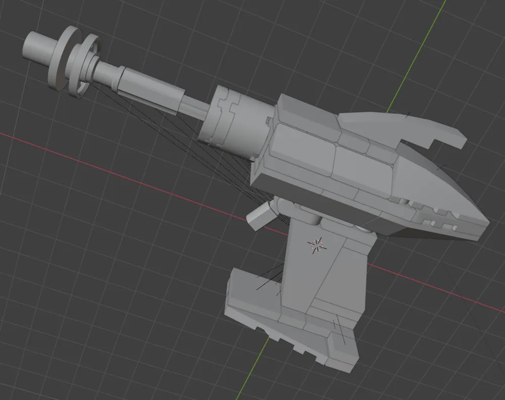 BUILDING BLOCK RAY GUN PEW PEW PEW by 412YETI - MakerWorld