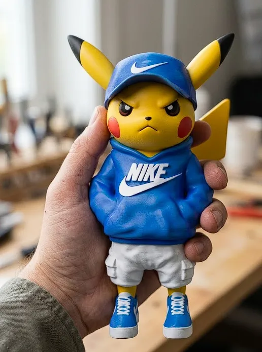 pikachu nike - Free 3D Print Model - MakerWorld