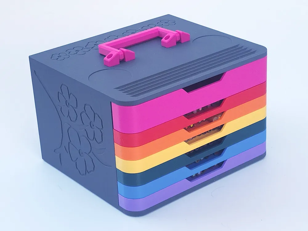 Colored Pencil Organizer [Parametric] - Free 3D Print Model - MakerWorld