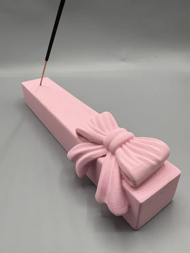 Coquette Bow Incense Holder - Free 3D Print Model - MakerWorld