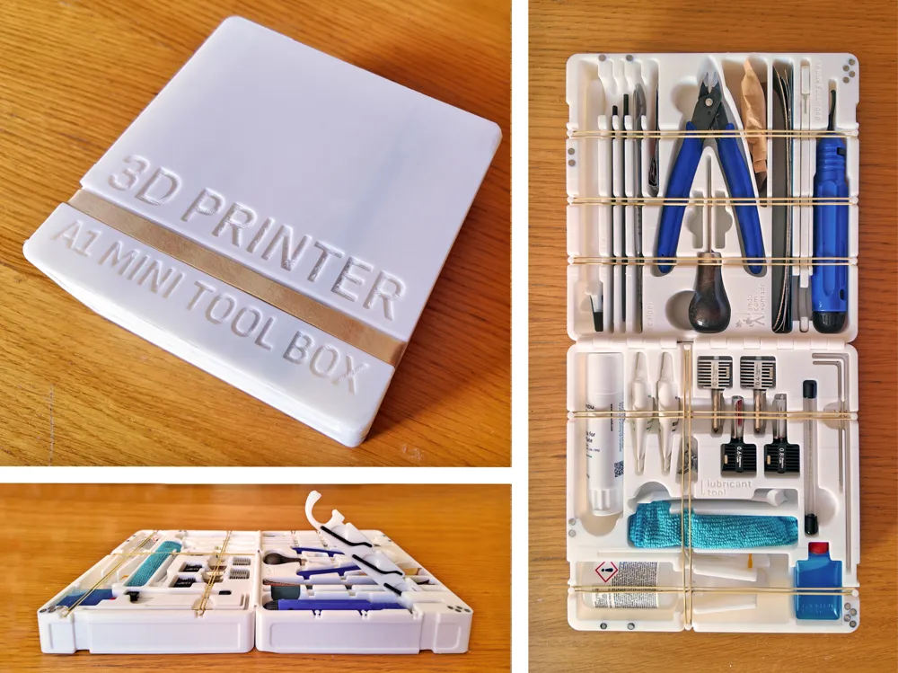 A1 Mini Toolbox |Storage System | two stages - Free 3D Print Model ...