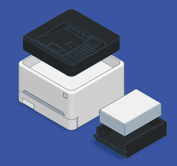 Dollhouse - Laser Printer & Paper Tray - Free 3D Print Model - MakerWorld