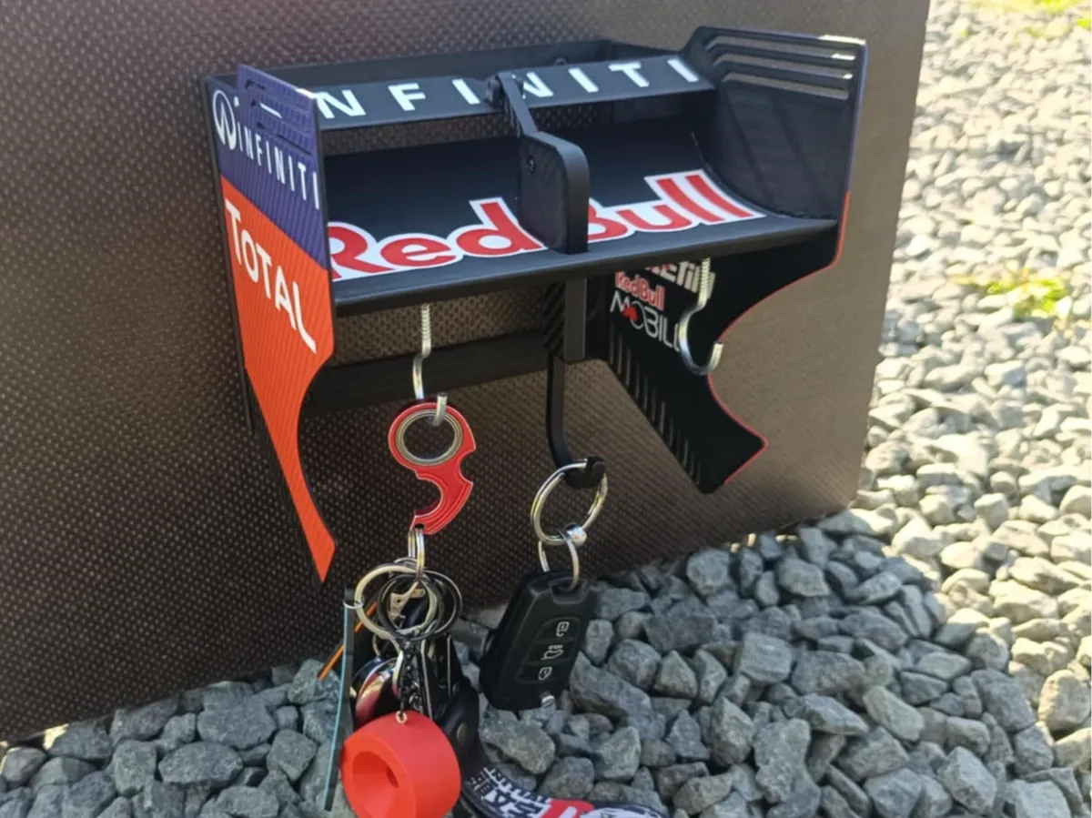 RB9 Rear Wing Key Holder –Functional DRS Mechanism - Free 3D Print ...