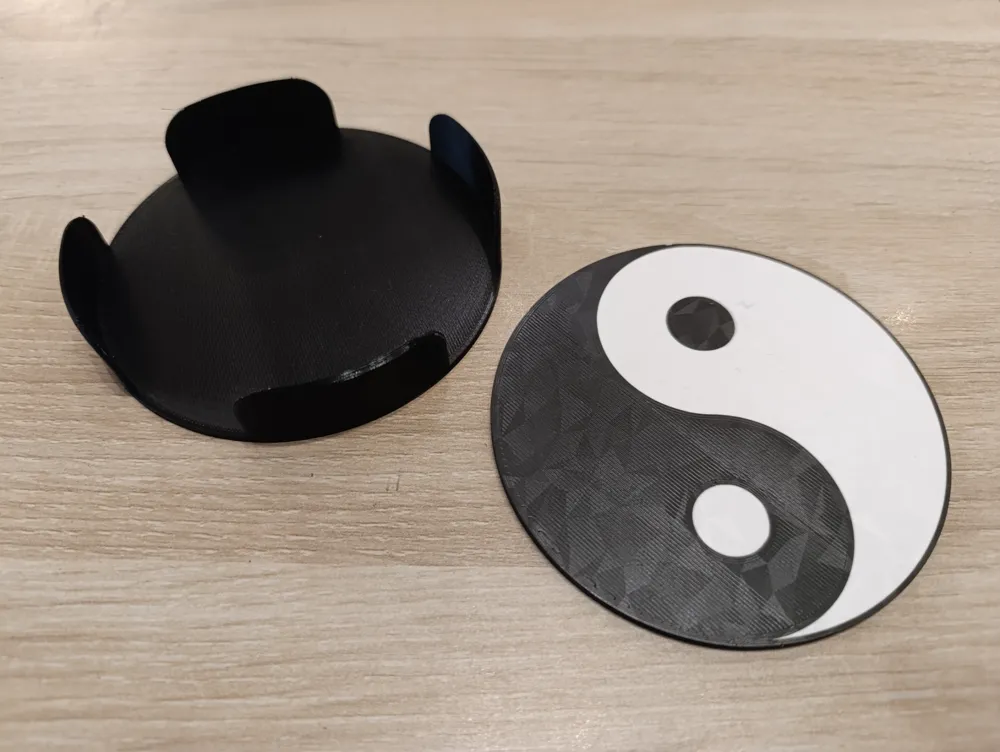 Coaster Yin Yang + box by Kralevic - MakerWorld