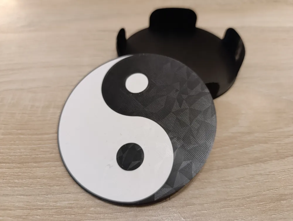 Coaster Yin Yang + box by Kralevic - MakerWorld