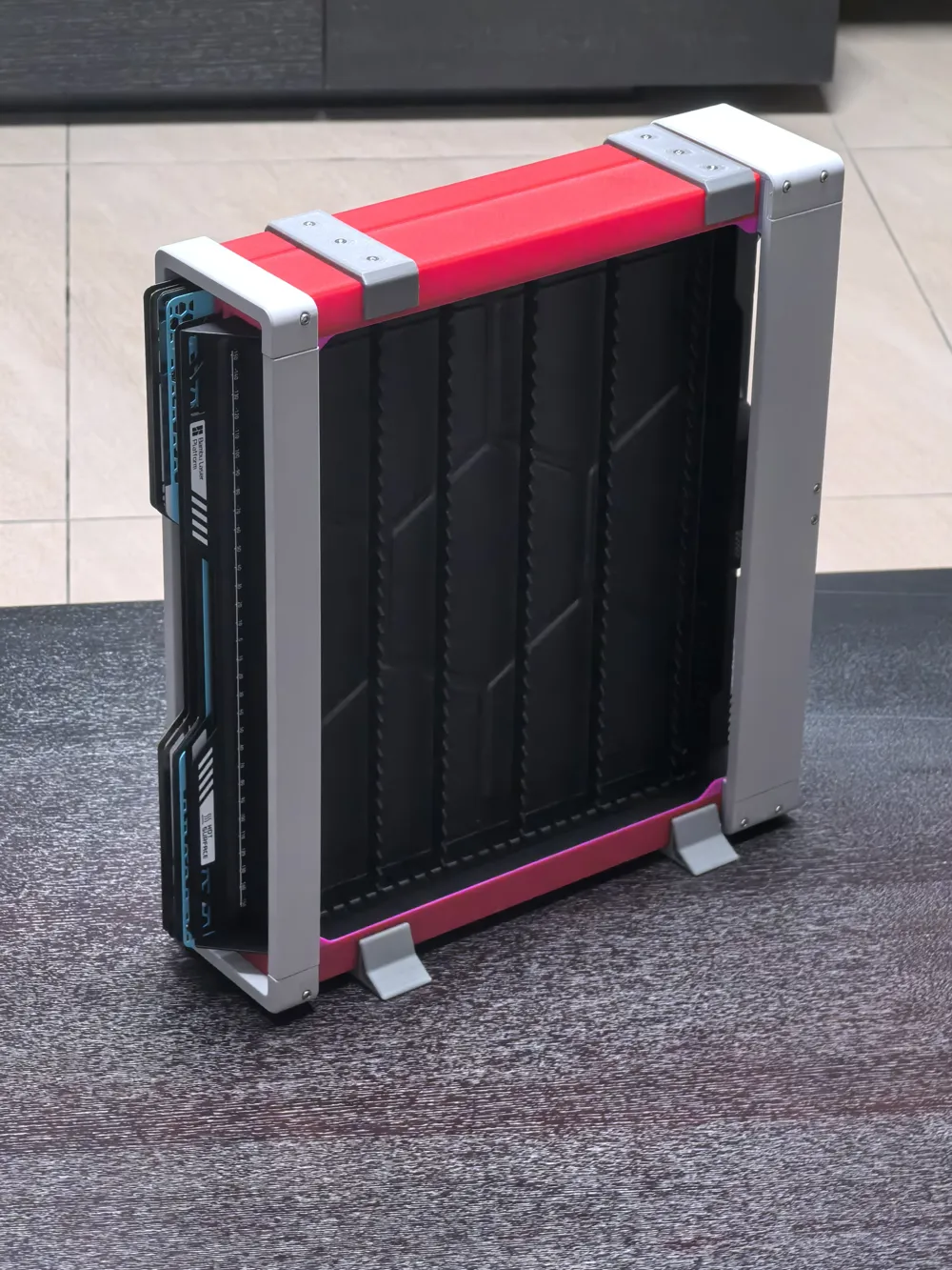 H2D Build Plate Modular Storage Rack - Free 3D Print Model - MakerWorld