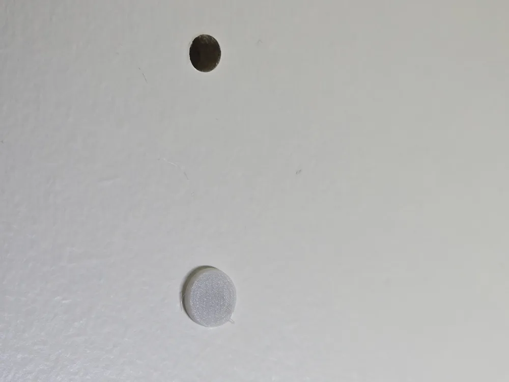 5mm Blind Plug Hole Cover for IKEA and more - Free 3D Print Model ...