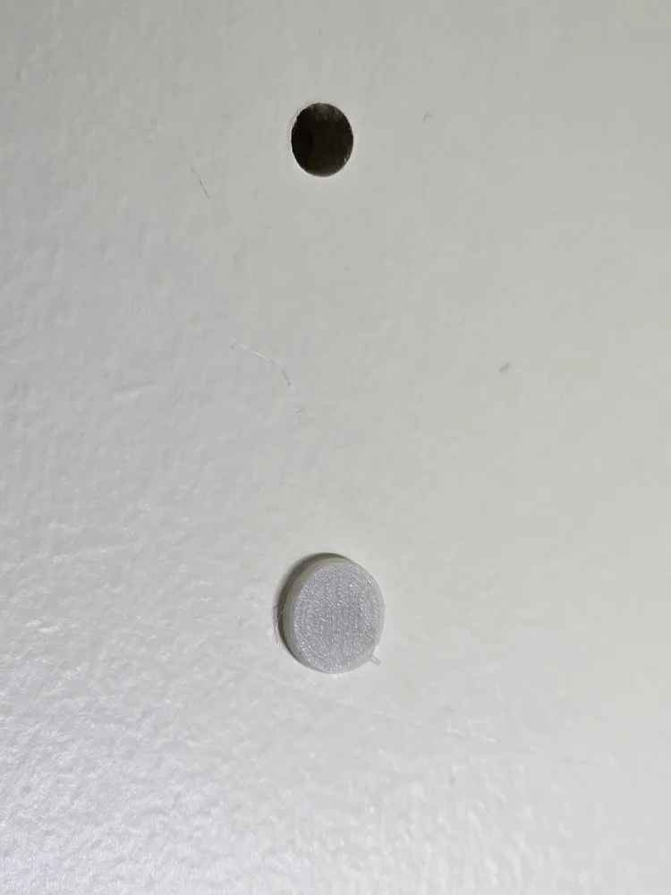 5mm Blind Plug Hole Cover for IKEA and more - Free 3D Print Model ...