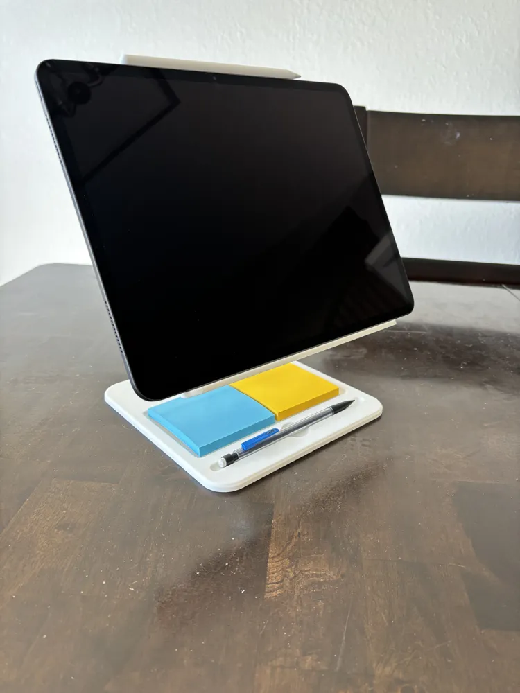 Adjustable iPad Stand - Free 3D Print Model - MakerWorld