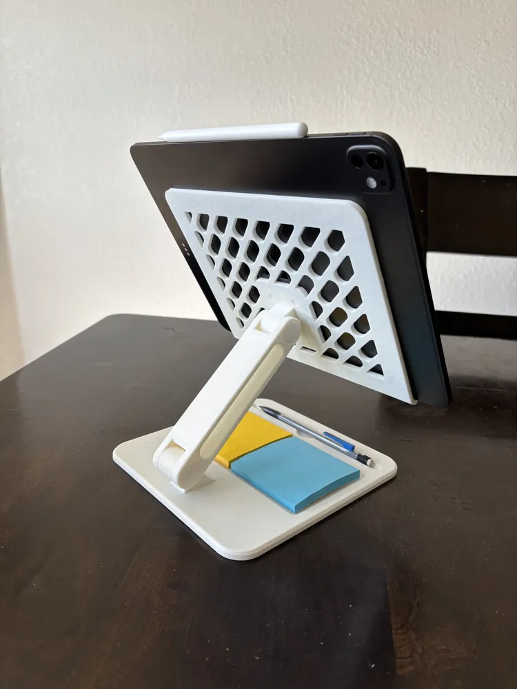 Adjustable iPad Stand - Free 3D Print Model - MakerWorld