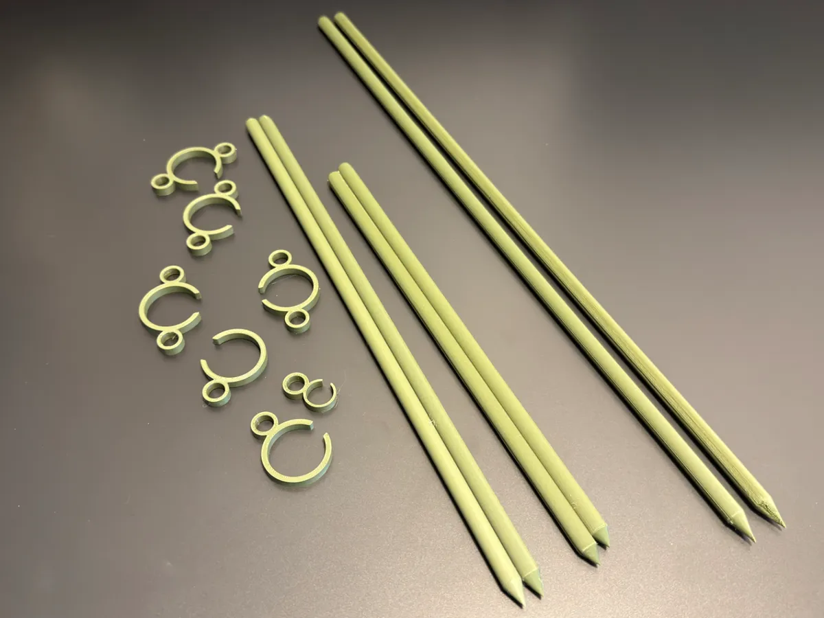 Plant support sticks - Free 3D Print Model - MakerWorld