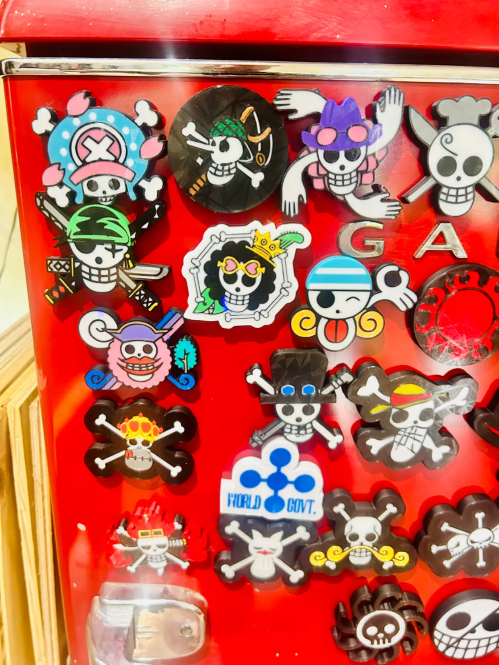 One Piece Jolly Roger Magnet Mega Pack. 44 Magnets - Free 3D Print ...