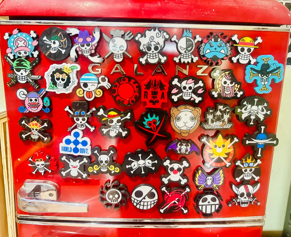 One Piece Jolly Roger Magnet Mega Pack. 44 Magnets by downeast3d ...