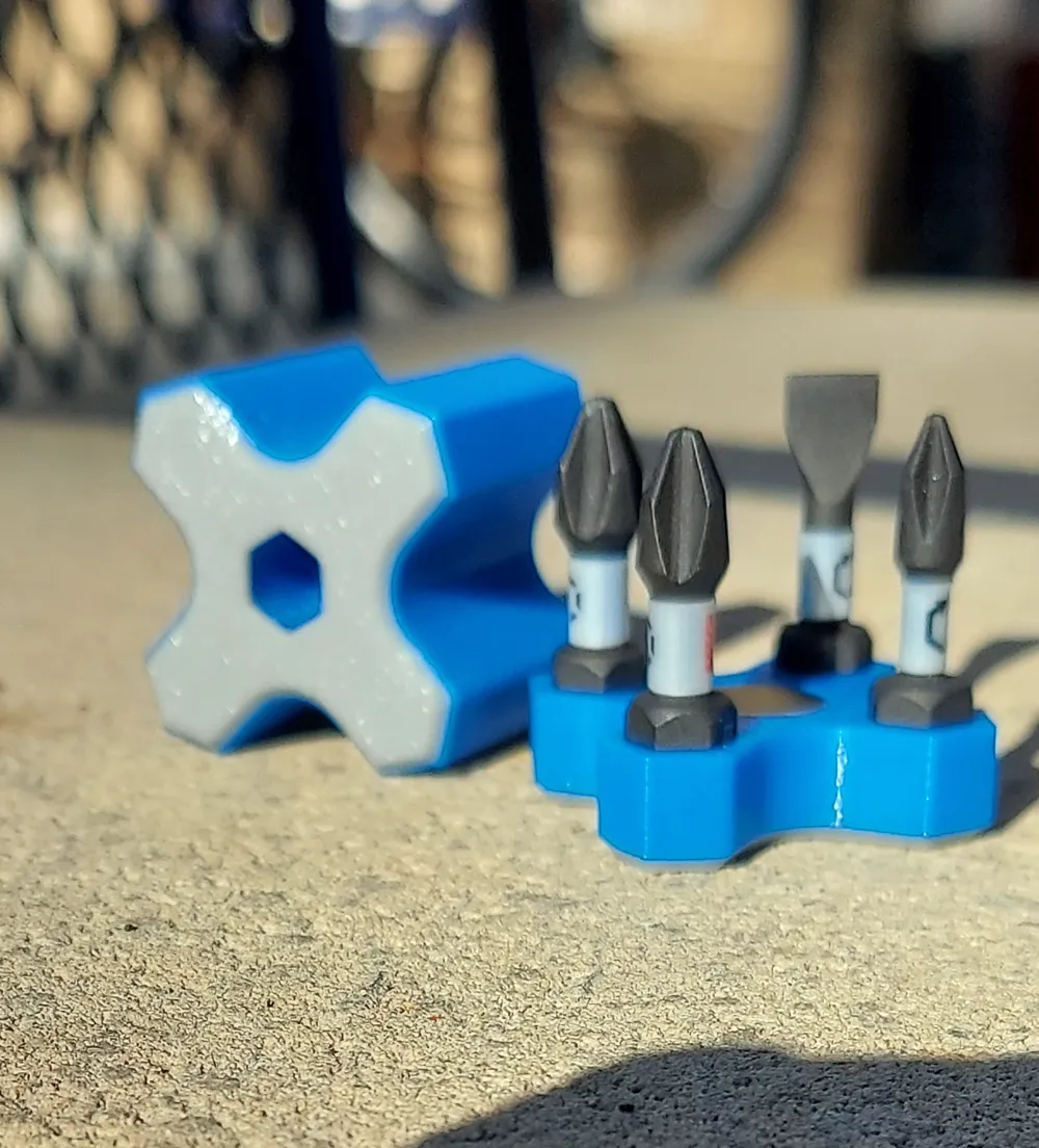 4 in 1 Mini X Hex Bit Driver - Pocket Screwdriver by 3DTut - MakerWorld