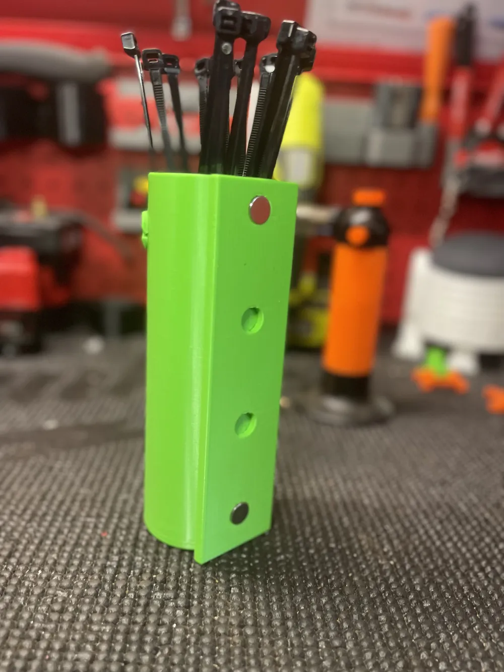 magnetic zip tie / cable tie holder - Free 3D Print Model - MakerWorld