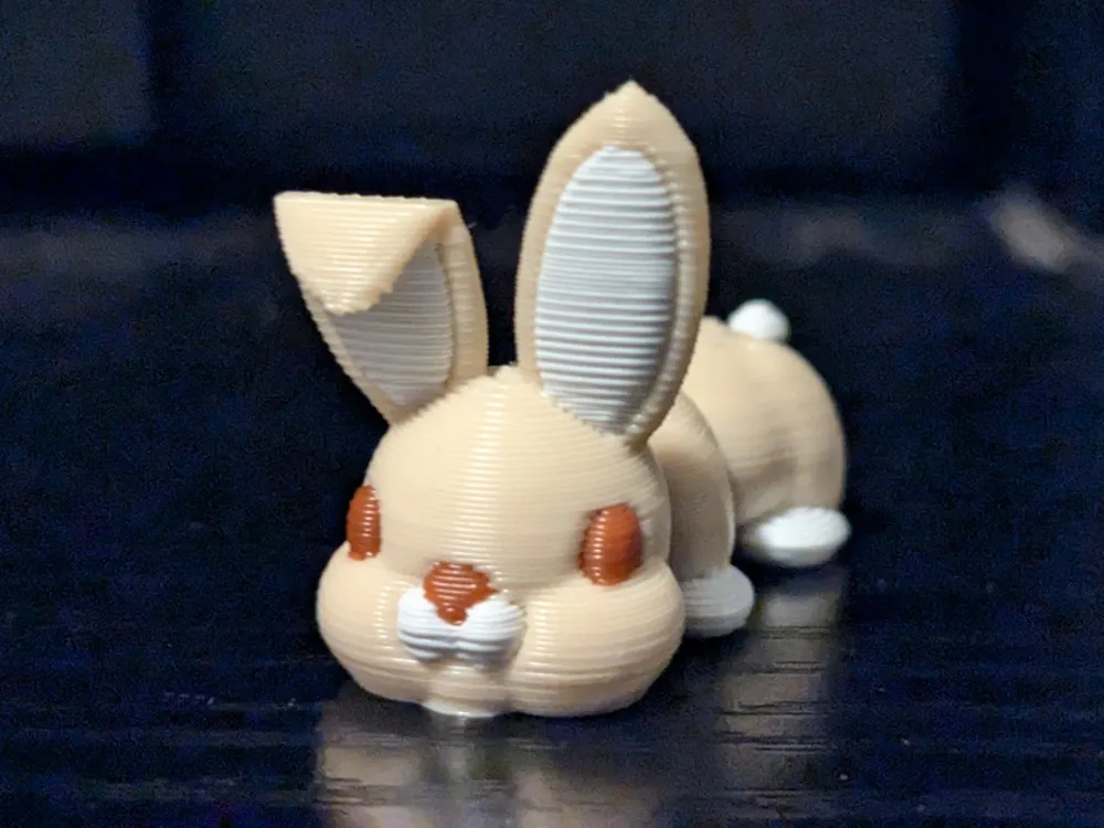 Rabbit Mini Ears 2 Cute Articulated Toy by BBB3D MakerWorld: Download ...