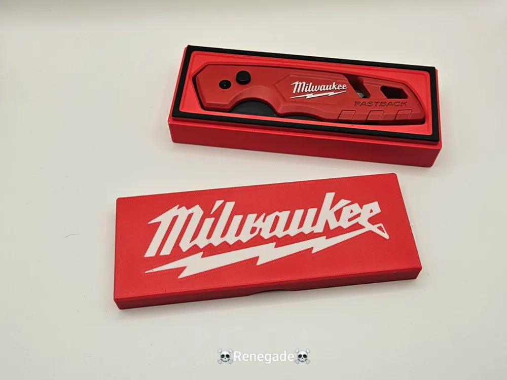 Milwaukee Box for Folding Knife - Free 3D Print Model - MakerWorld