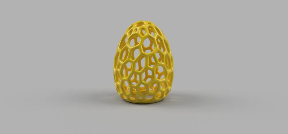 Easter egg with voronoi pattern 2 by MikeProch - MakerWorld