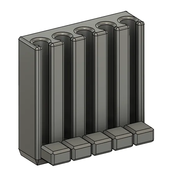 6 X 2 Magnet Rack for Multiboard holds 125 magnets by iglord MakerWorld ...