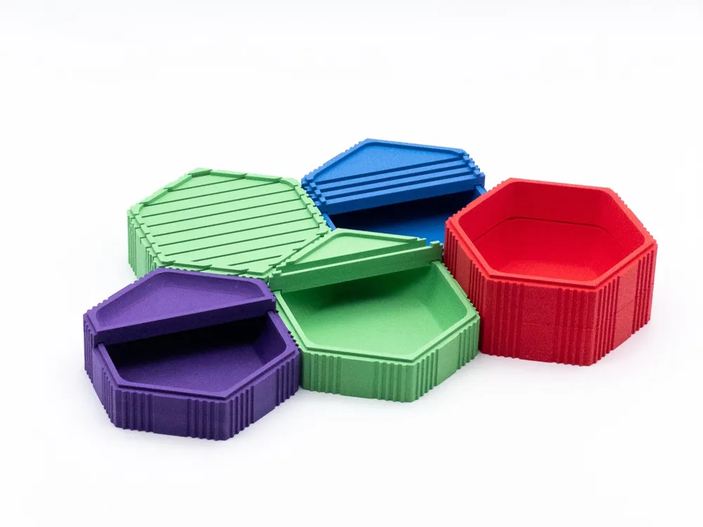 Customizable Hex Toppers for BTB Hex Tray System - Free 3D Print Model ...