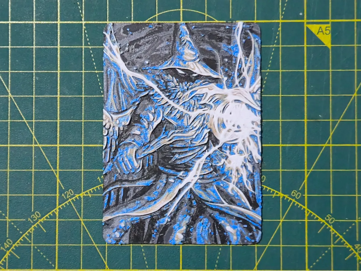 MTG Commander Deck Box inlay Black Waltz Hueforge por JamieSTARx ...