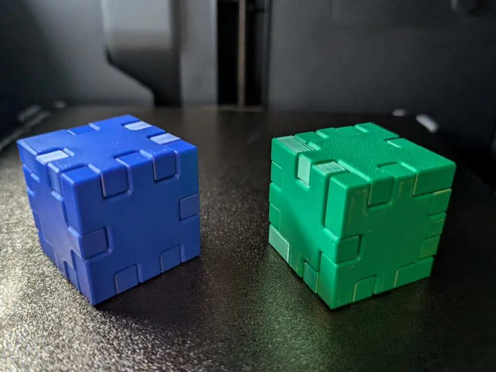 6 colored puzzle cubes by hbr - MakerWorld