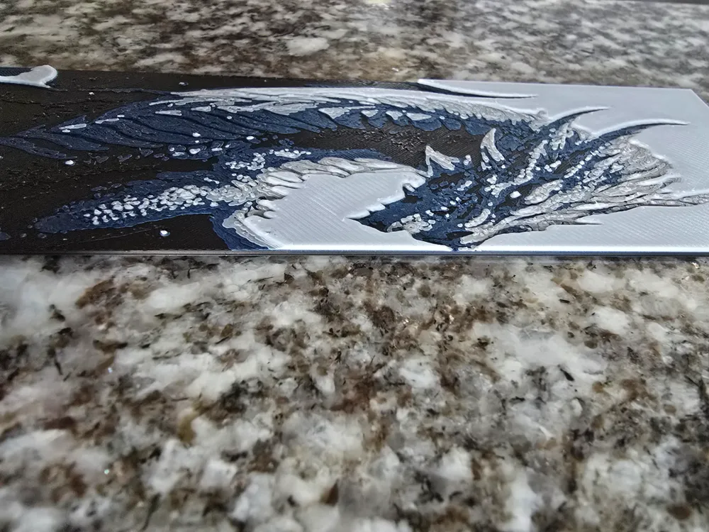 Blue Dragon Bookmark (Hueforge) by Palko3dCreations MakerWorld ...