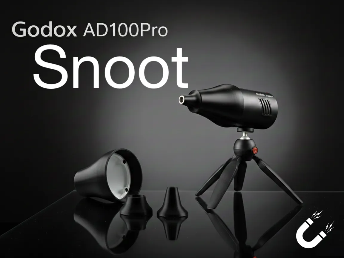 Modular Magnetic Snoot for Godox AD100 Pro - Free 3D Print Model ...