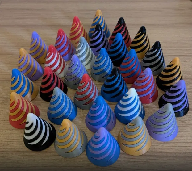 Fidget spiral cone (MULTIPLE, for a party) by PAPA SMURF MakerWorld ...