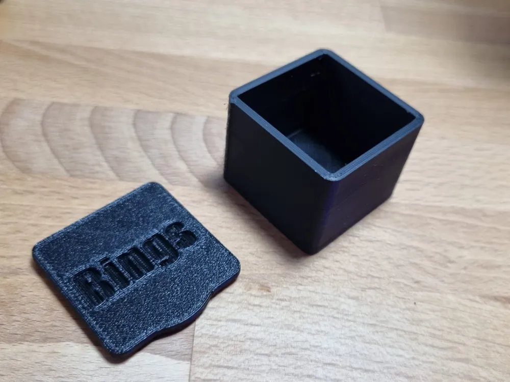 Square Ring Self Locking Storage Box by dripss - MakerWorld