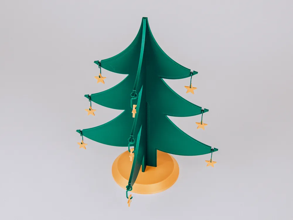 Flat-Pack Fir - A Slot-together Christmas Tree - Free 3D Print Model ...