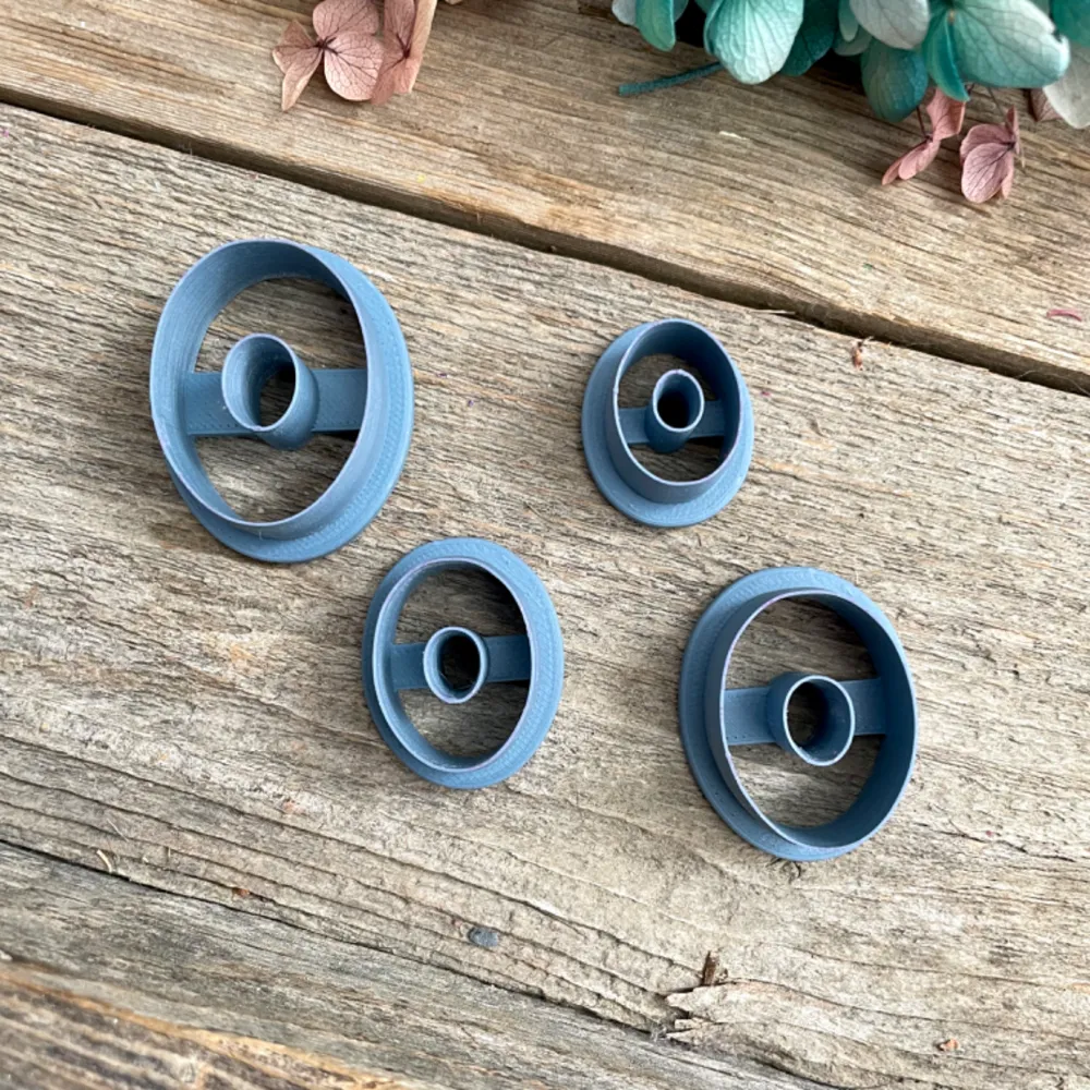 Oval Donut Earring Cutters by OzClan - MakerWorld