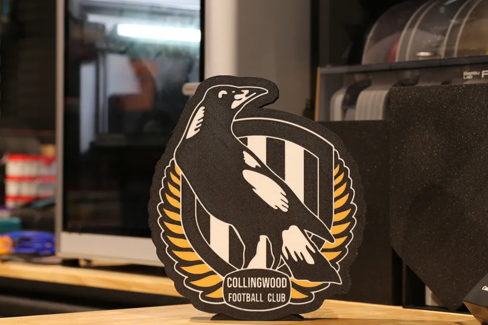 AFL Collingwood Magpies LED Light Box by The 3D Print Smiths MakerWorld ...