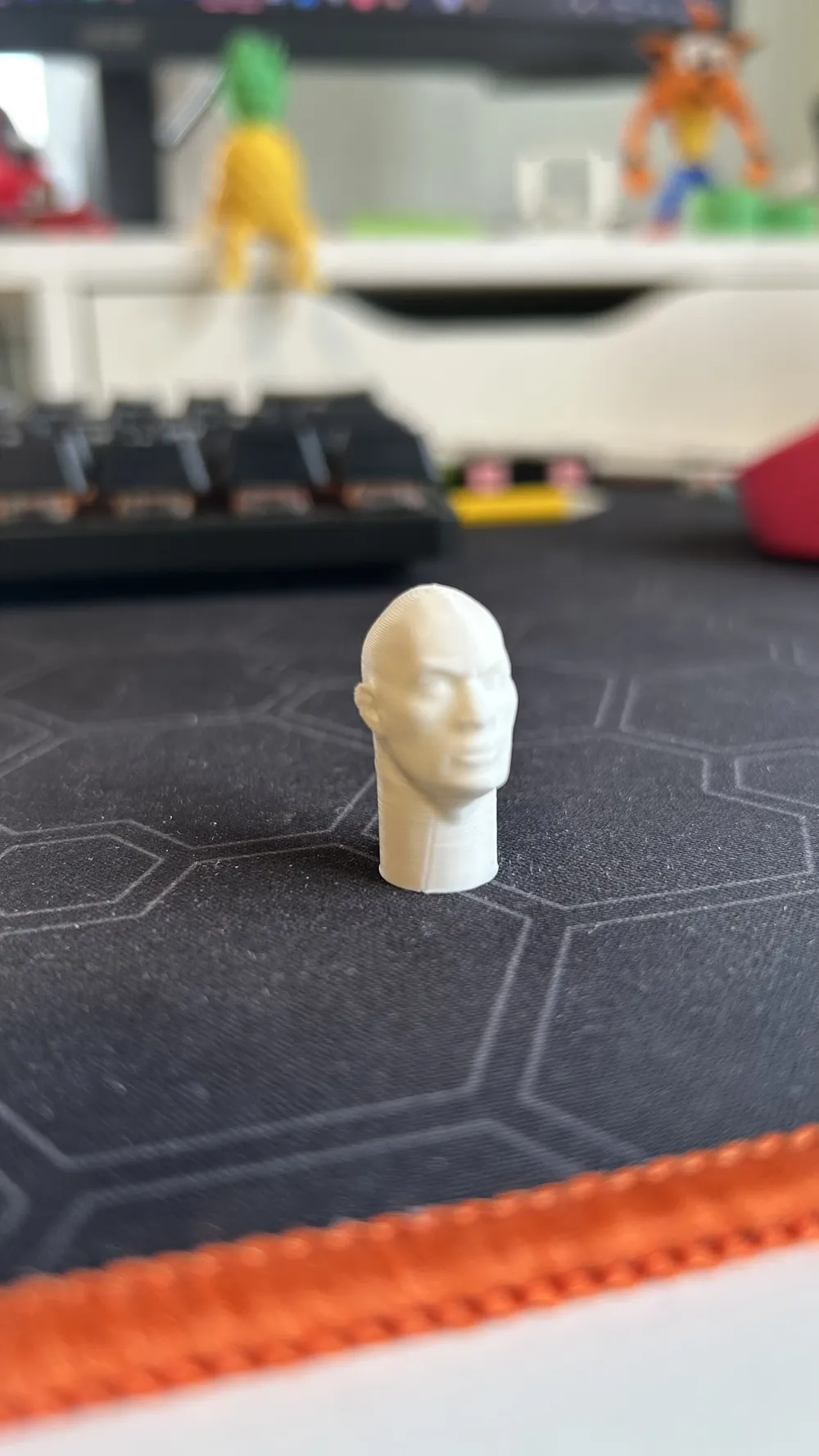 The Rock Pencil Topper|Dwayne The PENCIL TOPPER - Free 3D Print Model ...
